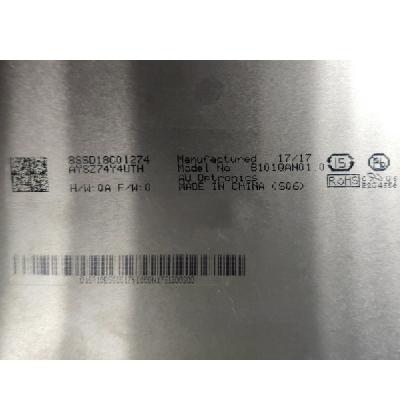 China Anzeigen-Modul AUO 10,1 Zoll-B101QAN01.0 LCD für Auflage und Tablet zu verkaufen