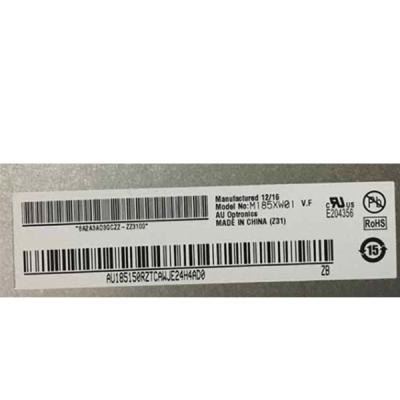 China Schnittstelle WXGA TFT Platte 1366X768 LVDS M185XW01 VF AUO TFT LCD Anzeige zu verkaufen