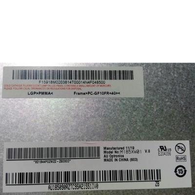 Cina Superficie anabbagliante a 18,5 pollici LCD 1366x768 dello schermo di visualizzazione di M185XW01 V8 in vendita