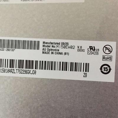 Китай Часы дисплея 1280x720 TFT CCFL 50K M150EW02 V0 AUO LCD БЕЗ водителя продается