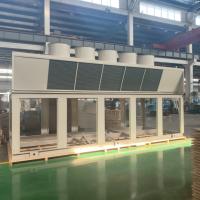 China Large Cooling Capacity Cold Room Condenser Customizable V Wave Type Fin for sale