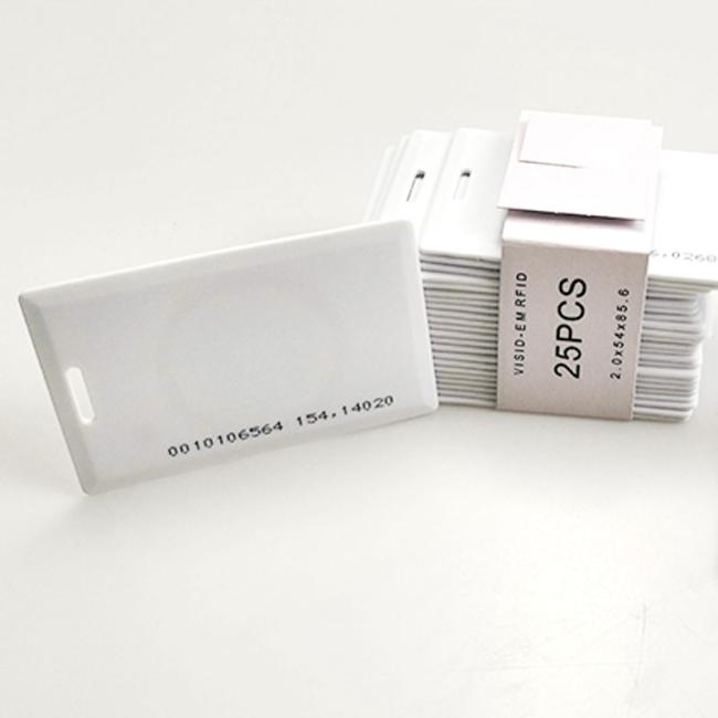 Factory Directly Supply 125khz Proximity Clamshell Card with ID Numbers Printing