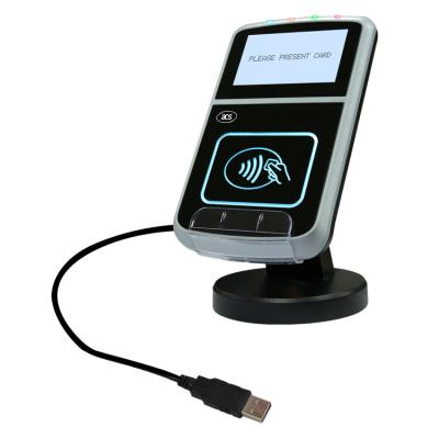 Cina Lettore senza contatto Visual ACR123U della carta di credito di USB RFID con peso LCD 506g in vendita