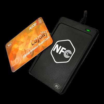 Cina lettore Writer, lunghezza di NFC di 13.56Mhz USB della scrematrice 98mm della carta di NFC ACR1251U-M1 in vendita