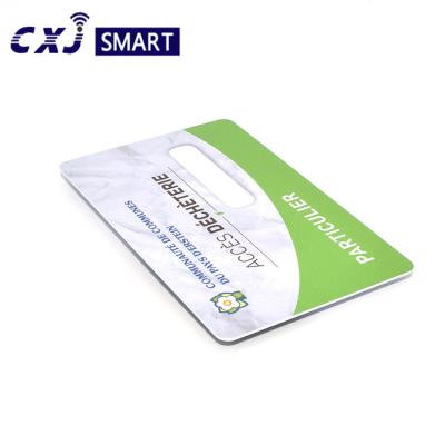 China Cartão Tarjeta de NFC de Smart RFID sem contato para o tamanho do controle de acesso 85.5×54mm à venda