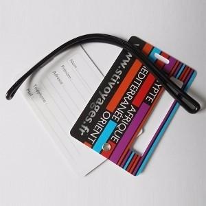China Harde pvc-Bagagemarkering Te koop