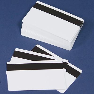 China De Kaart van pvc van CR80 30 Mil White Plastic, Leeg Magnetisch Co van de Streepkaart hallo voor Identiteitskaart-Kenteken Te koop