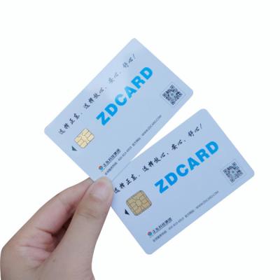 中国 SLE4442 RFIDプラスチック ポリ塩化ビニールのスマートな接触の破片Card 販売のため