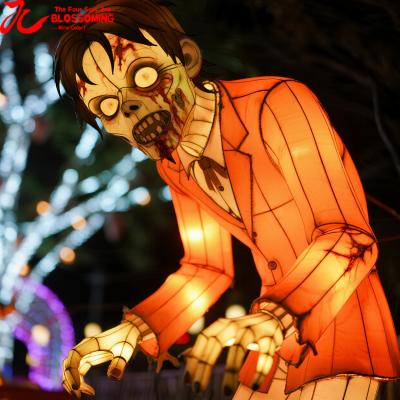 China LED Illuminated Zombie Lantern Festival Light Winter Lantern Lights 110V 220V for sale