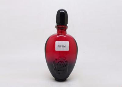 Китай Red And Black 60ml Refillable Empty Scent Bottles 170mm Height With Silver Crimp Pump продается