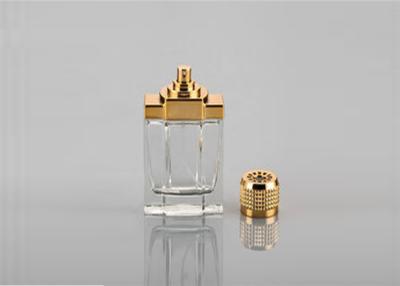 Китай UV Plastic Cap Empty Perfume Spray Bottles 100ml Glass Golden Cap Color продается