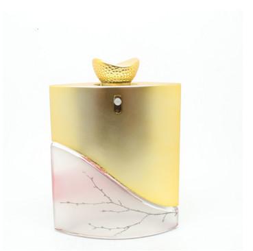 Китай Gold Luxurious Custom Glass Perfume Bottles Screen Printing Surface Handling продается