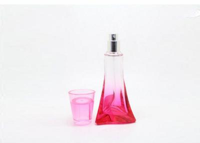 Китай Gradient Pink Custom Glass Perfume Bottles Pump Sprayer Sealing Type продается
