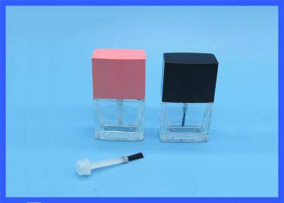 Китай Clear Empty Glass Nail Polish Bottles , 12ml Empty Square Nail Polish Bottles продается