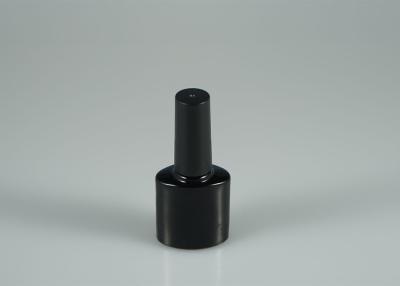 Китай Oval Black Empty Glass Nail Polish Bottles , Empty Gel Polish Bottles With Soft Brush продается