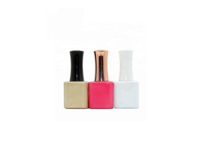 Китай Square Empty Glass Nail Polish Bottles 13ml Screen Printing Surface Handling продается