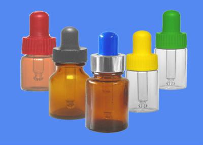 Китай Chemical / Cosmetic Glass Dropper Bottles , 20ml Glass Bottle With Eyedropper Cap продается