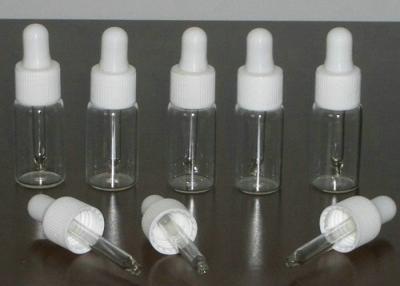 Китай White Cap Glass Clear Eye Dropper Bottles 20ml 30ml 50ml With Accurate Scale продается