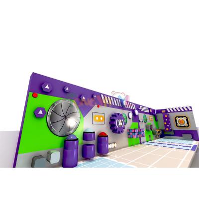 China Ninja Challenge Theme Trampoline Park Indoor 8FT 10FT 12FT Childrens Indoor Amusement Parks for sale