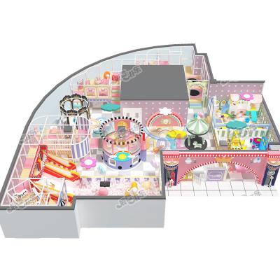 China Aanpasbaar thema Indoor speeltuin apparatuur Grote grootte Indoor speeltuin structuren Levendige kleuren Te koop