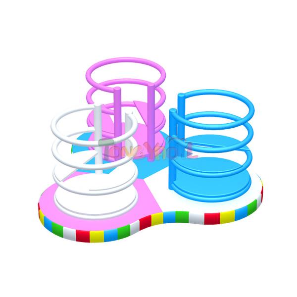 Quality Soft Play Equipment Set Manual Turntable Soft Play Turntable Sets For Kids for sale