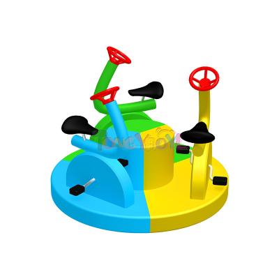 China Equipo de juego suave personalizado Equipo de juego suave eléctrico en interiores Paso manual en una bicicleta en venta