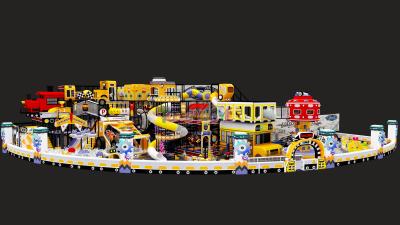 China Cartoon Custom Indoor Playground Mechanical Truck Theme Indoor Childrens Park 560 Squares for sale