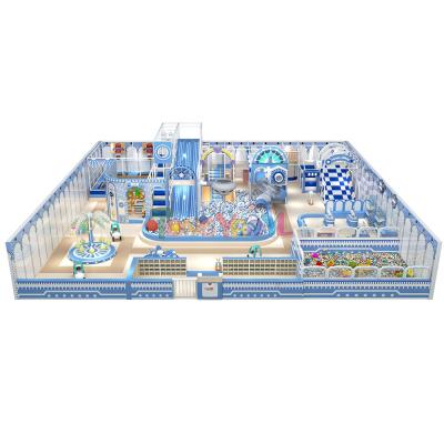 China 260 Squares Blue Ocean World Theme Children Interesting Indoor Playground for sale