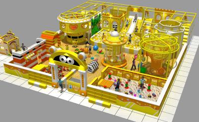China 300 Squares Yellow Popular Multi Item Custom Children Entertainment Playground for sale