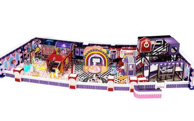 Cina Parco giochi al coperto a tema luci viola e colorate per bambini in vendita