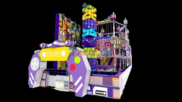 Quality Commercial Ninja Warrior Course - High-Capacity Indoor Playground for sale