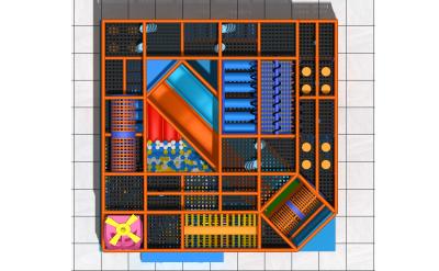 Cina Labirinto Elastico Parco Giochi per Bambini Interno ed Esterno Attrezzature Avventura in vendita