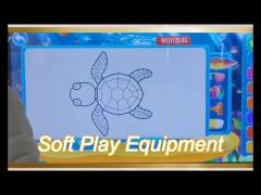 PVC Material Smart Desenho Touch Screen Board Game Para Shopping Mall
