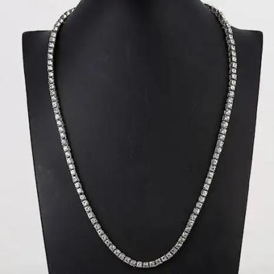 China Diamond Rhinestone Jewelry Set Tennis Necklace Earrings Pendant Silver 925 Jewelry Set for sale