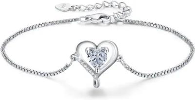 Cina La CZ ipoallergenica 925 Sterling Silver Bracelet per l'anniversario di nozze del partito in vendita