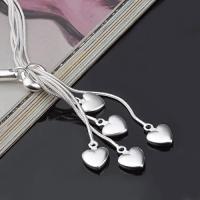 China Simple Design 925 Sterling Silver Bracelet Five Thread Five Heart for sale