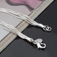 China Simple Design 925 Sterling Silver Bracelet Five Thread Five Heart for sale
