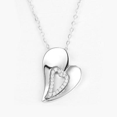 China Personalized Laser Engraved Silver Gemstone Pendant For Ladies for sale