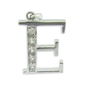 중국 E 알파벳 18K 금 다이아몬드 팔찌 정교한 수공예 여름 휴가 925 빛 은 보석을 잡으십시오 판매용