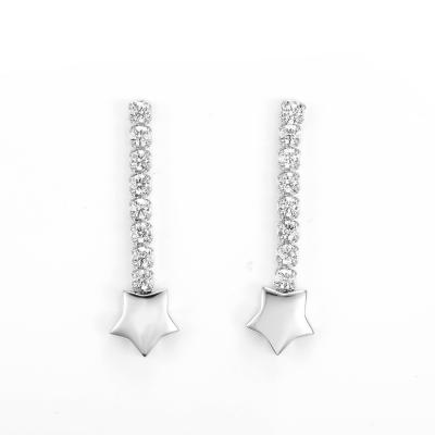Cina 925 pendente d'argento inciso del cuore della CZ della pianura d'argento del pendente 4.9g in vendita