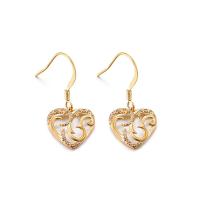 China El oro plateó 925 pendientes de plata de Dior Cubic Zirconia Dangle Drop de los pendientes de la CZ en venta