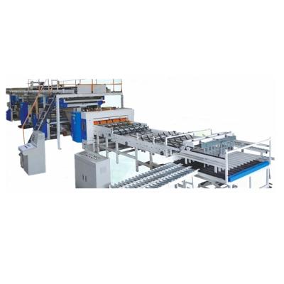 China Packing Single face Corrugated Paperboard Production Line Corrugating Machinery for sale