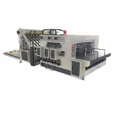 China Small Carton box 600 1700mm Automatic  Printing & Slotting & Die Cutting Machine for sale