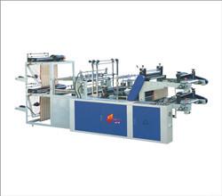 China Computer controlled double layer roll top T-shirt and flat bag making machine for sale