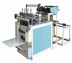 China Two piece T-Shirt bag making machine)heat sealing cold cutting) for sale