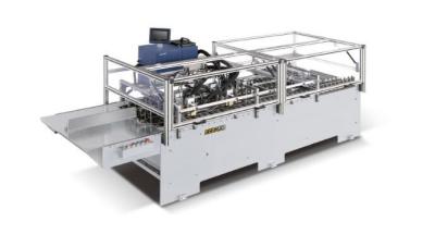 China Sheet Feeding High Efficient Handbag Bottom Pasting Machine For Bag Making for sale