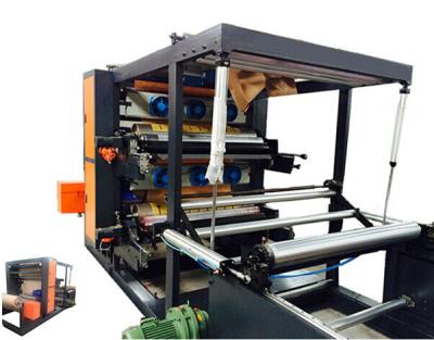 China High Efficient Two color flexo press (with reel) for paper bag roll printing for sale