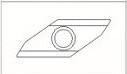China Carbide insert GOODF0533R for sale