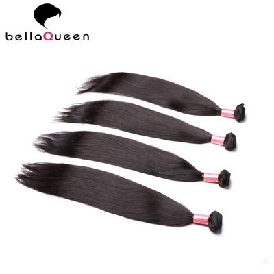 Cina Trama vergine brasiliana cruda non trattata dei capelli diritti dei capelli umani a 30 pollici 10 pollici - in vendita