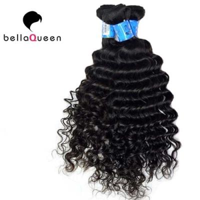 Chine Prolongements dessinés par double profond naturel de cheveux de vague du noir 1b# avec de pleines cuticles à vendre